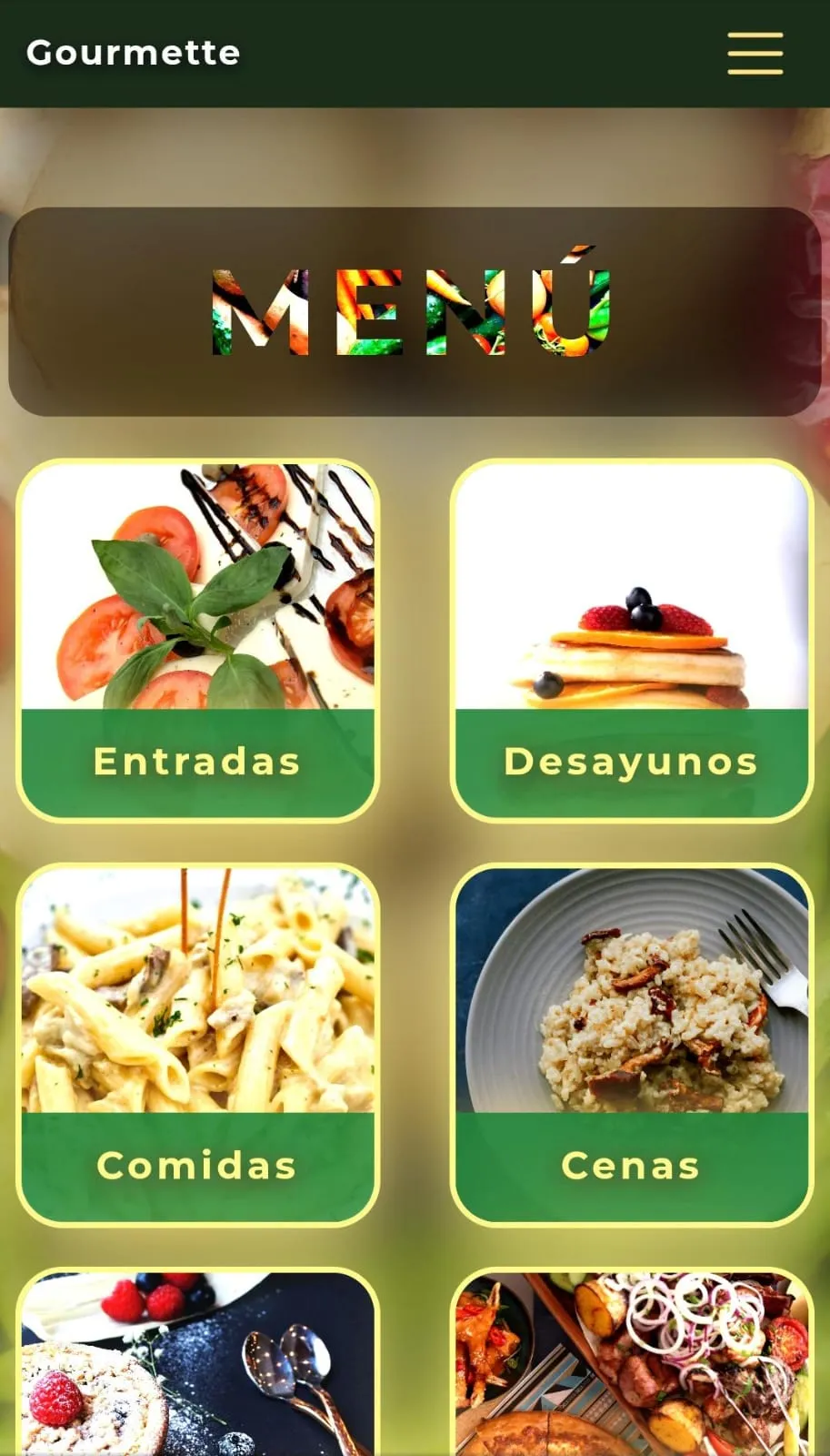Gastronome | Menús y Web para Restaurantes